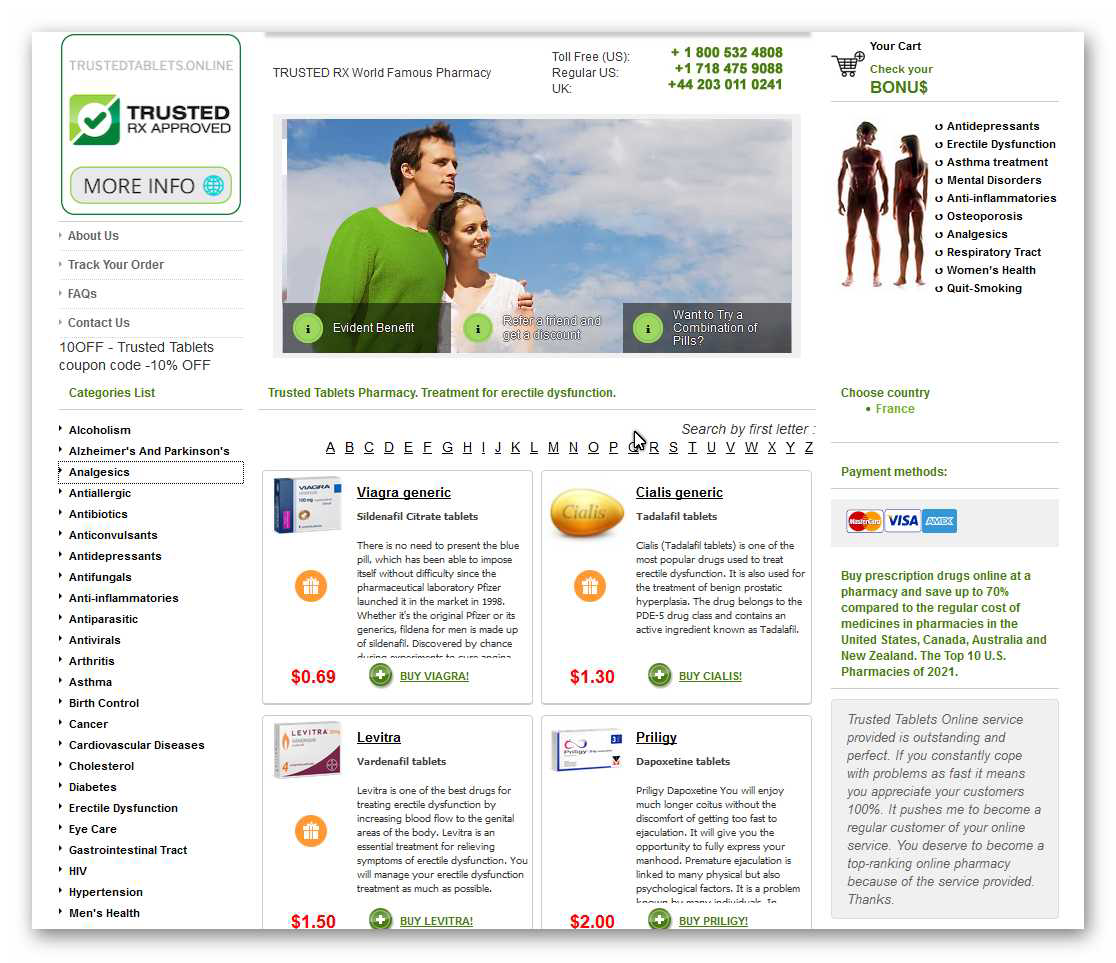 TrustedTabletsOnline | Top Choice for Quality Meds & Service